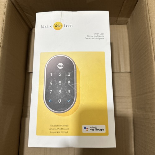 New Nest x Yale RB-YRD540-WV-619 Smart Lock with Nest Connect - Satin ...