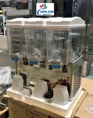 NEW 3 Compartment Beverage Juice Drink Dispenser Machine Agua Fresca | eBay