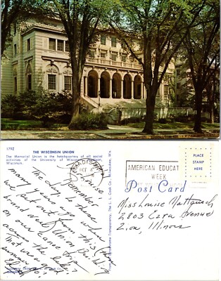 Wisconsin Union Building University Of Wisconsin Madison Wisconsin WI ...