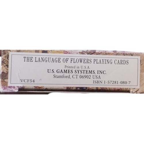 5 Flower Playing Cards Lily Jasmine Narcissus Aster Collage Scrapbook ...