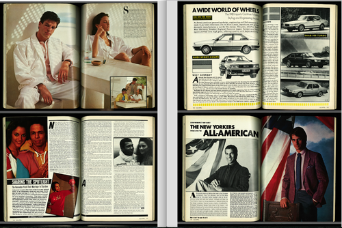 GQ-APRIL 1981- FRESH!- THOM FLEMING-MICHAEL IVES- MEMPHIS STYLE ART ...