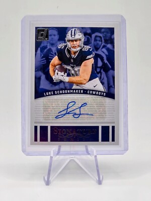 Luke Schoonmaker 2024 Donruss Signature Series #SSE-LSC AUTO- Dallas ...