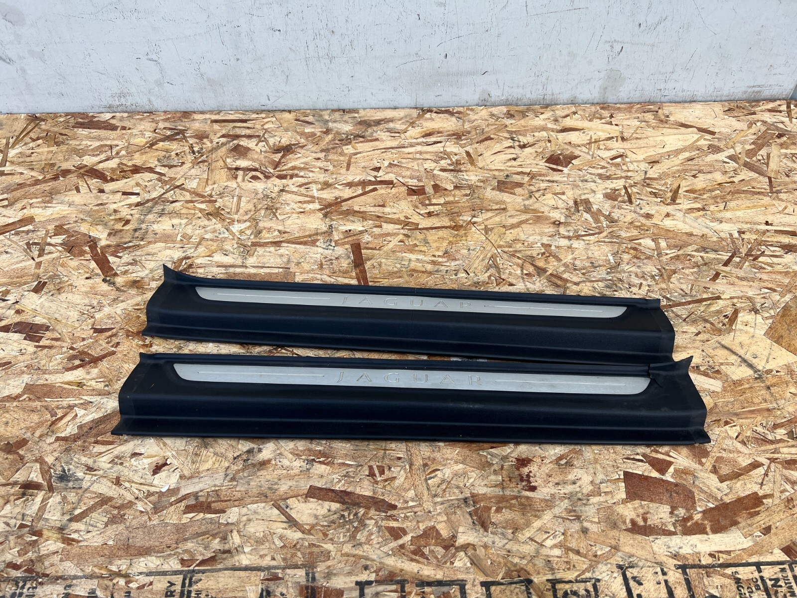 2007-2015 Jaguar XK XKR Door Sills Kick Plate Cover Set Left Right OEM ...