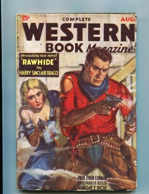 PULP: COMPLETE WESTERN PULP-AUG-1935-GUN FIGHT-HIGH GRADE COP VF | eBay