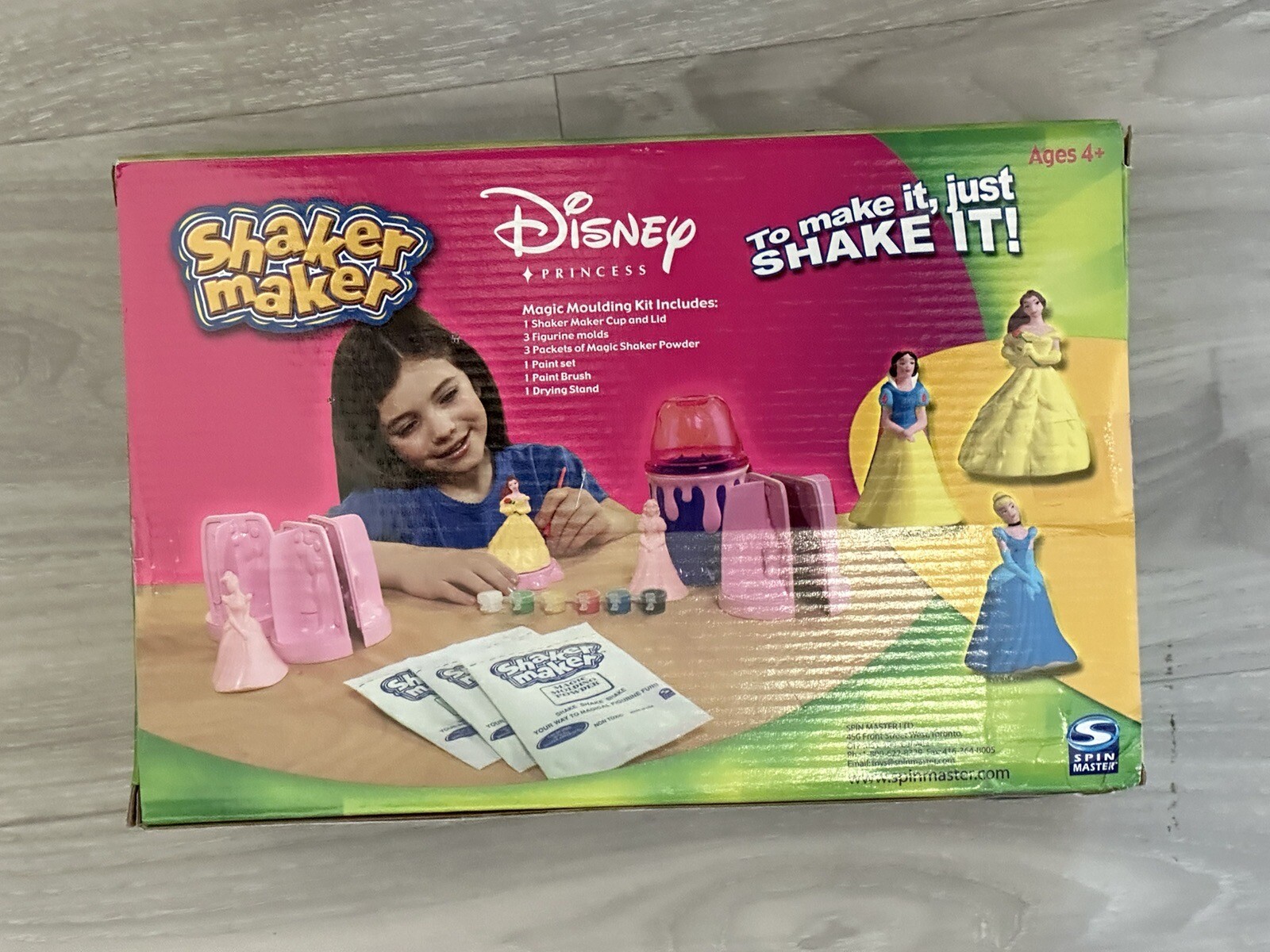 Disney Princess Shaker Maker Figure Maker Spin Master 2003 Cinderella ...