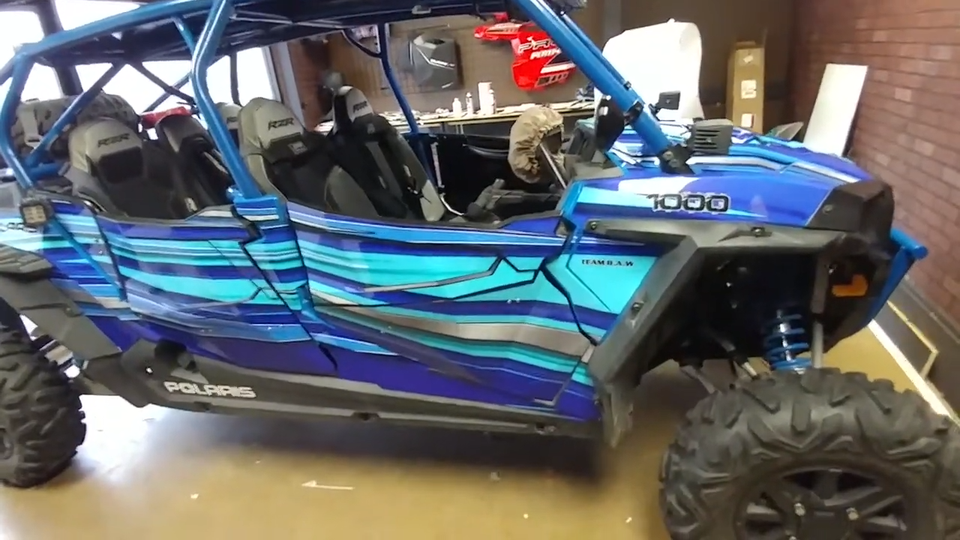 Graphic Kit Vinyl Wrap Decals Sticker Kawasaki Teryx KRX 1000 Design ...