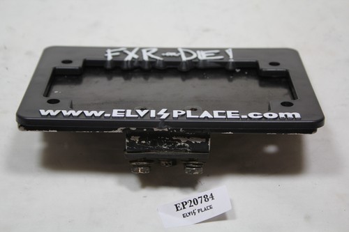 fender license plate mount frame Harley FXR FXRP FXRS FXRT FXRD FXLR ...