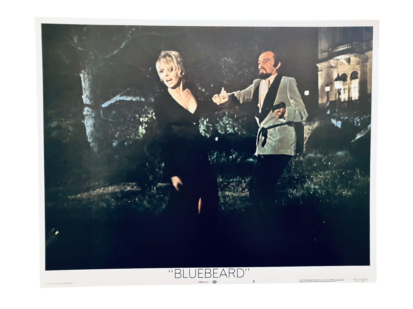 Vintage Lobby Card Movie Poster Bluebeard 1972 Richard Burton 1970s ...