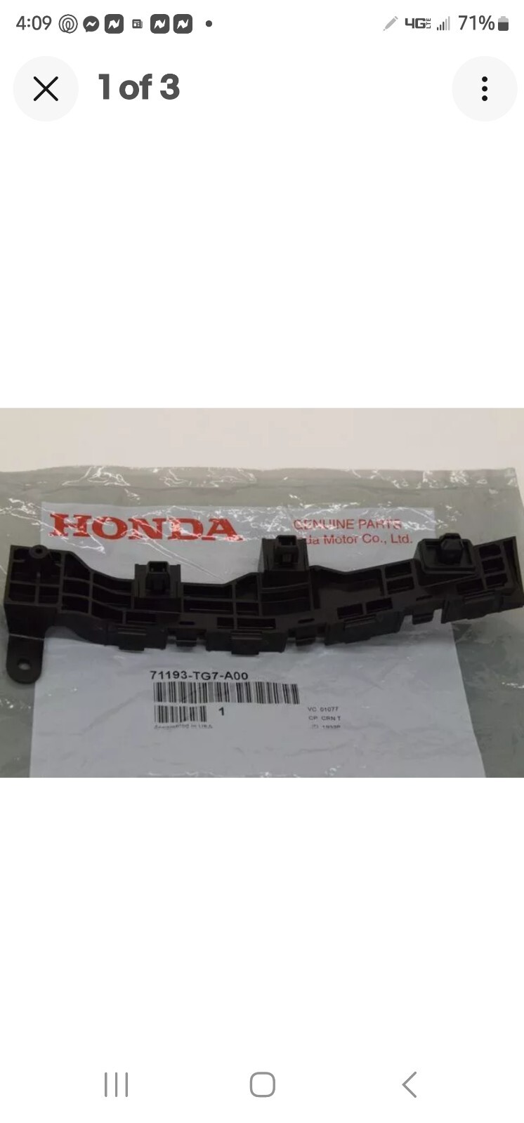Rt Side Retainer 2019 Honda Ridgeline | eBay