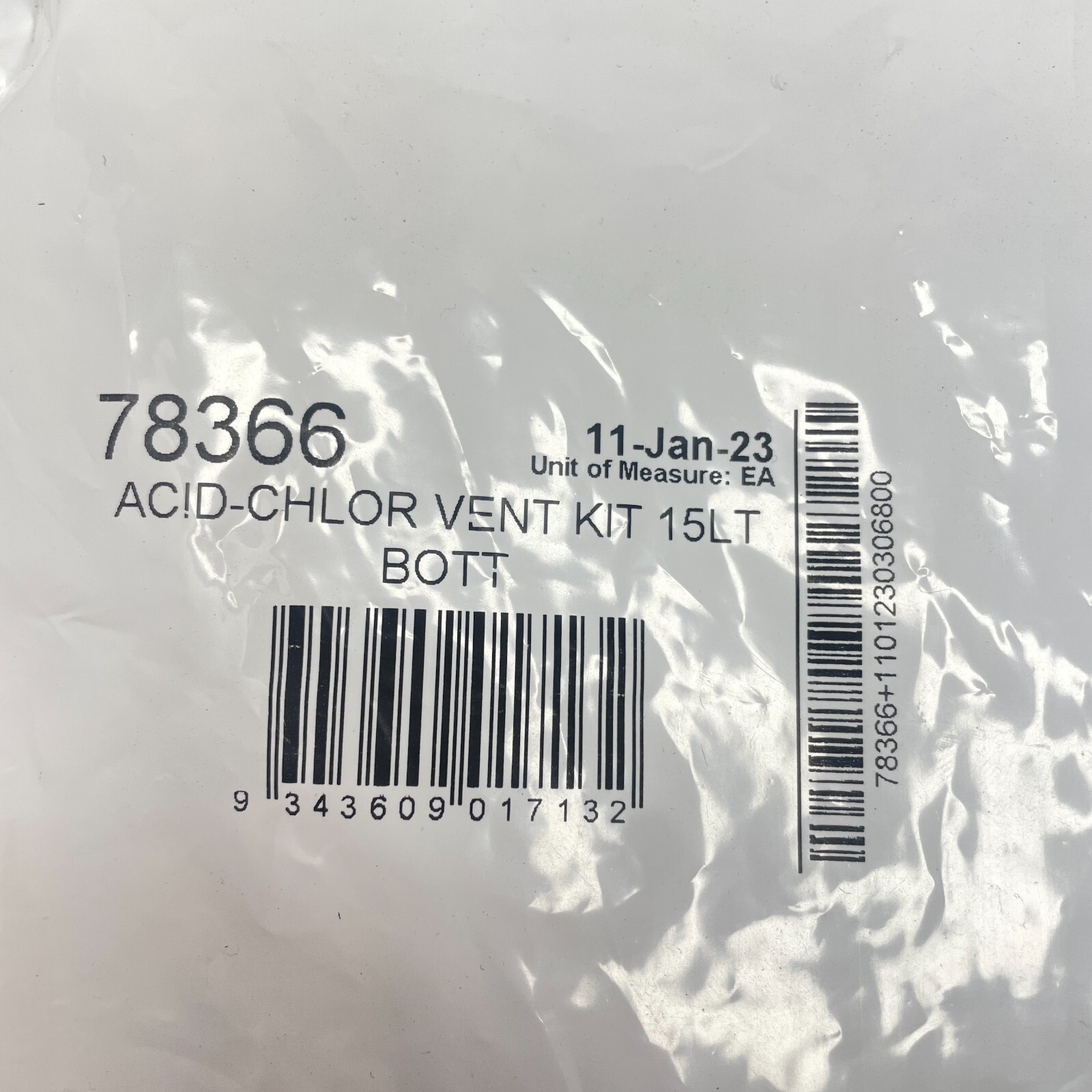 Astral Acid Chlorine Vent Venting Feed Kit Rolachem EQ 15 litre 5 Litre ...