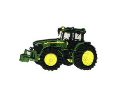 Tractor - Green - Farm - Farming - Shirt Logo - Embroidered Iron On ...