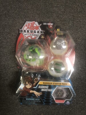 New Bakugan Battle Planet Diamond Maxotaur Battle Brawlers Starter Pack ...