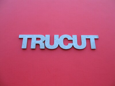 TRUCUT TRU CUT EMBLEM LOGO BADGE SIGN SYMBOL LOGO EMBLEM USED B4393 | eBay