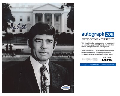 DAN RATHER CBS NEWS REPORTER SIGNED AUTOGRAPH 8x10 PHOTO PICTURE ACOA ...