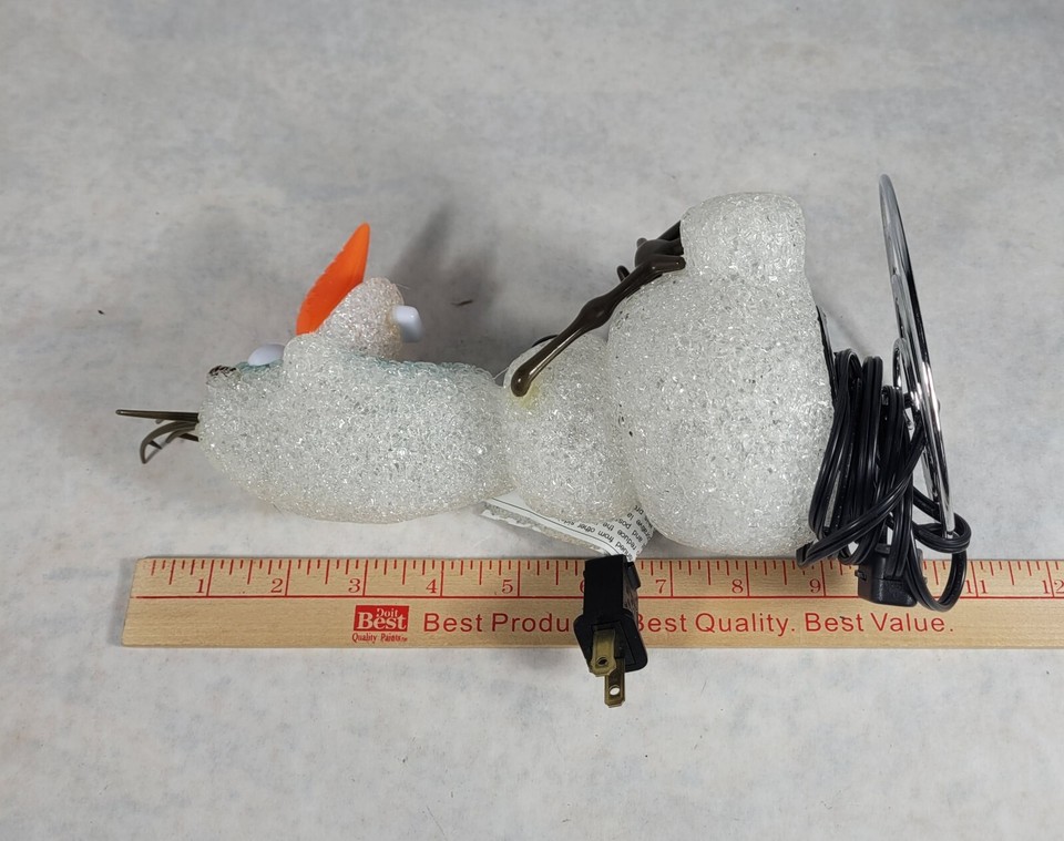 Disney Frozen OLAF Snowman EVA Night Light Plug In On Off Switch Lamp ...