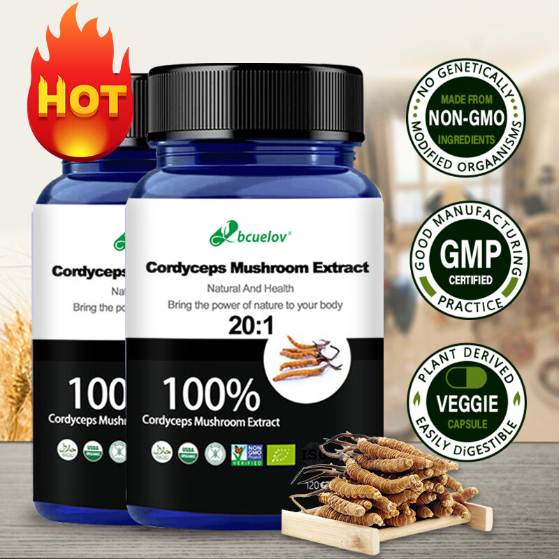 Cordyceps mycelium extract capsules--enhance vitality and provide ...