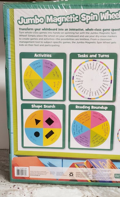 Jumbo Magnetic Spin Wheel Game Educational Insights for sale online | eBay