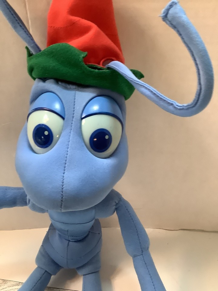 1998 Disney Pixar A Bugs Life Flik 16" Blue Plush Stuffed Ant | eBay