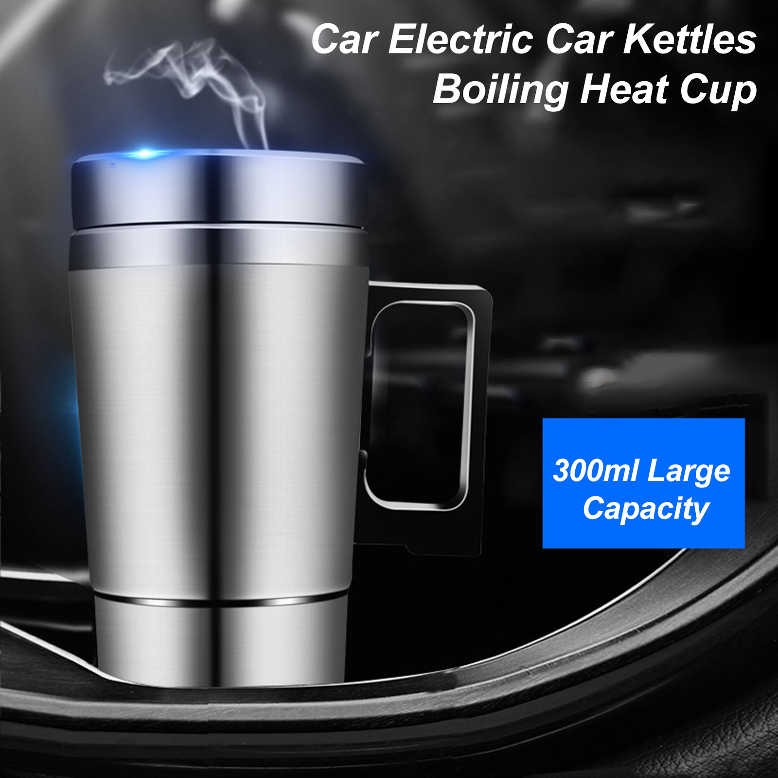 Electric Car Kettles Boiling Heat Cup Insulation Insulated Bottles ...
