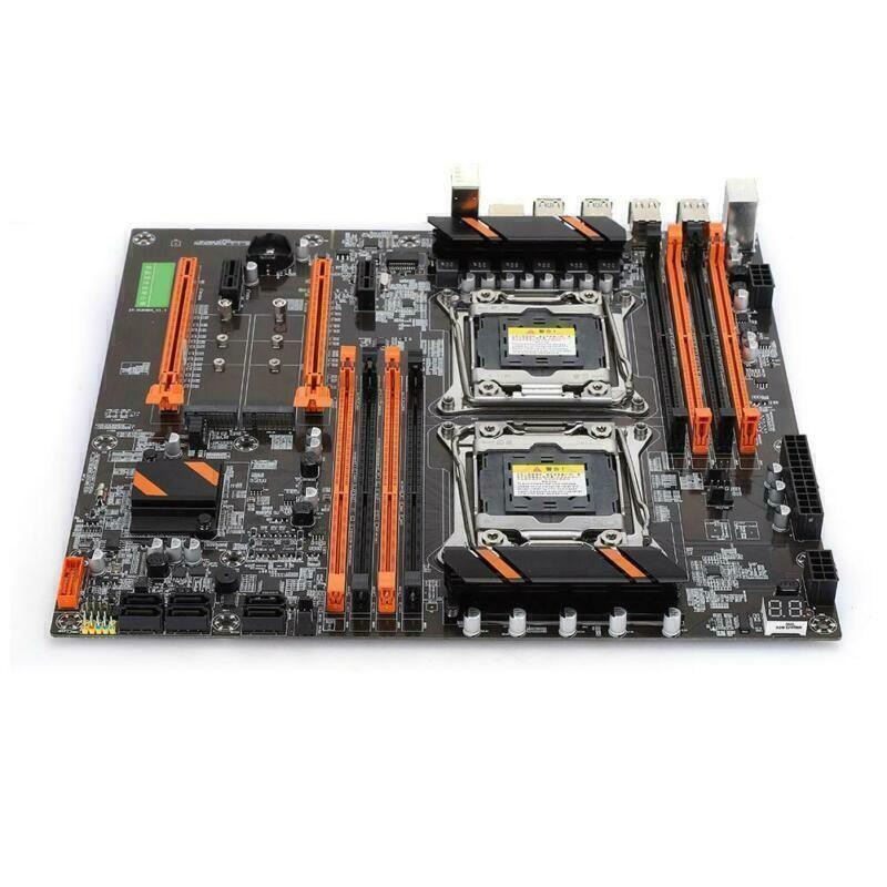X99 Dual Socket Server Motherboard Mainboard FCLGA2011-3 For Intel E5 ...