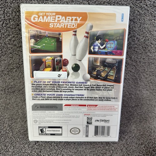 Game Party 3 - Nintendo Wii. Original Sealed Package | eBay