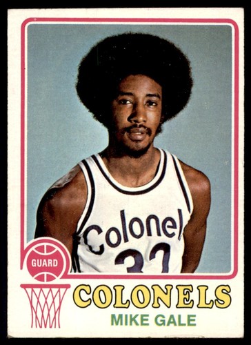 1973-74 TOPPS MIKE GALE RC KENTUCKY COLONELS #228 EXMT-NM | eBay