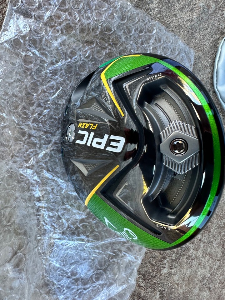Callaway Epic Flash 9 degree Sub Zero Driver Head (w/screw) Brand new ...