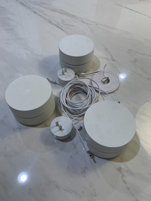 Google Nest Wi-Fi Router 3-Pack (Model H2D) Used - Excellent - Mesh Wi ...
