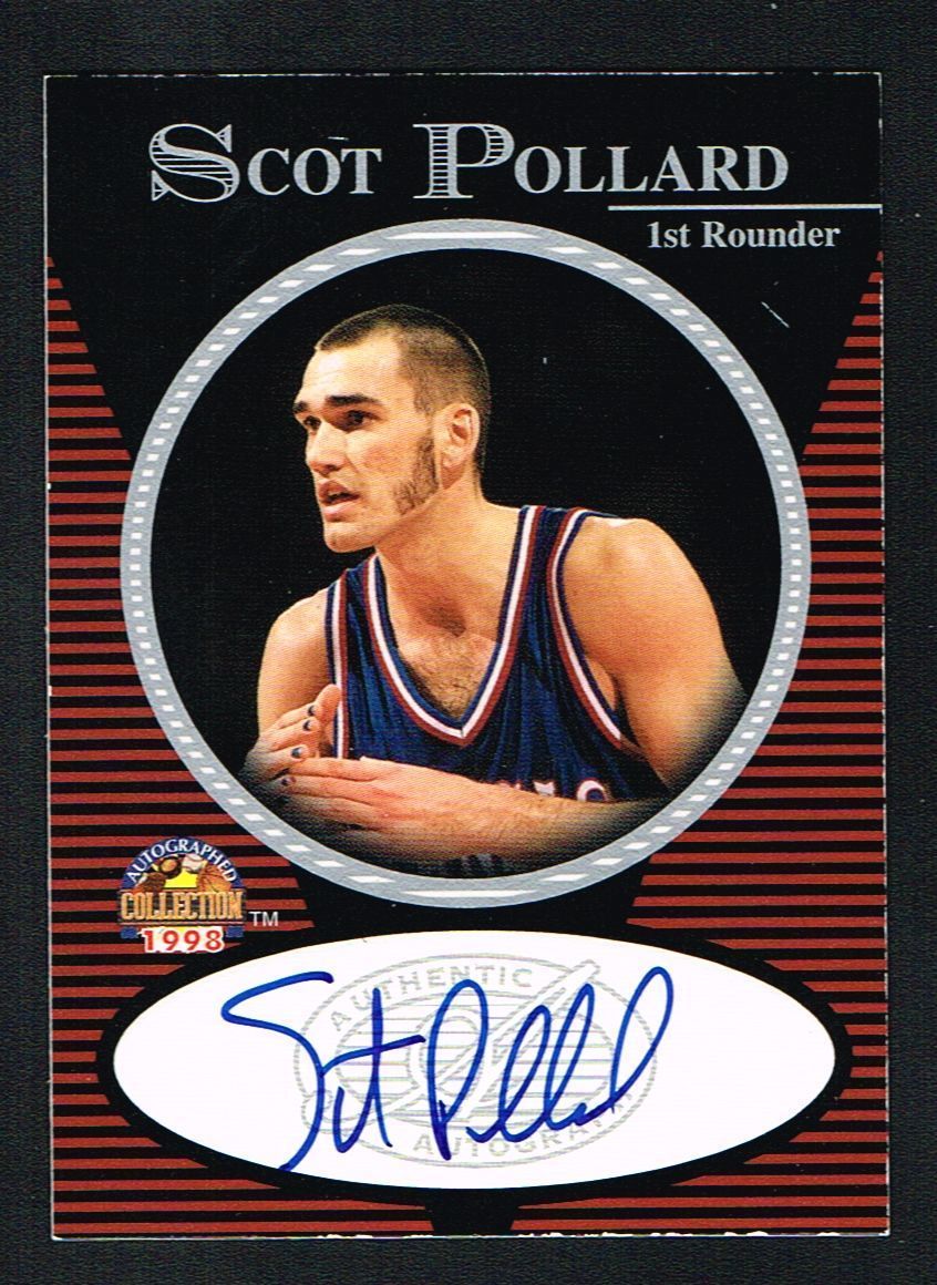 Scot Pollard 1997 Score Board Autographed signed autograph auto ...