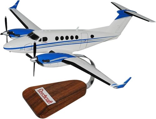 Beechcraft King Air 200 With Winglets Private Desk Top Model 1/32 SC ...