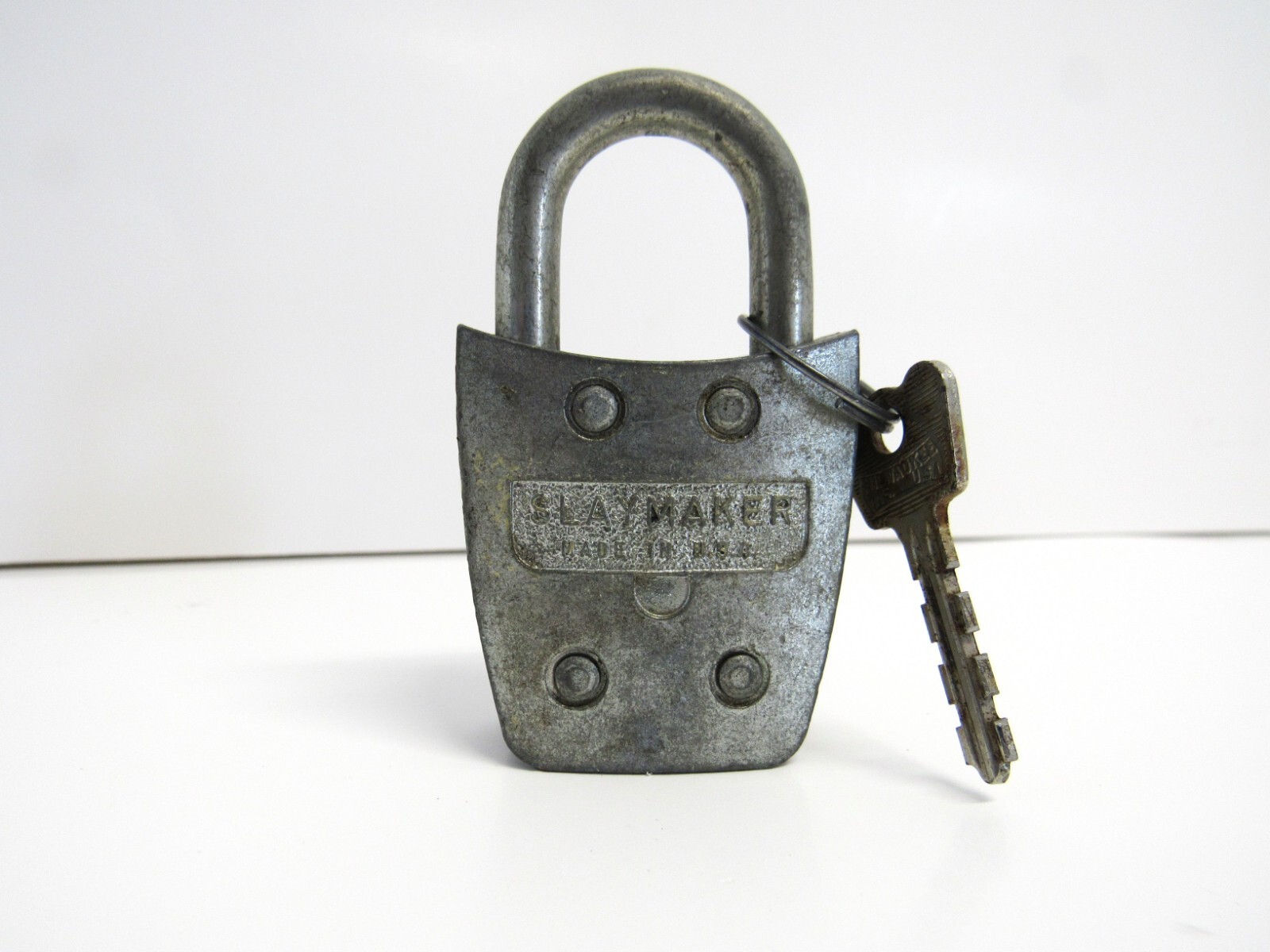 Vintage Slaymaker Rustless Made in USA Padlock Lock With Key ...