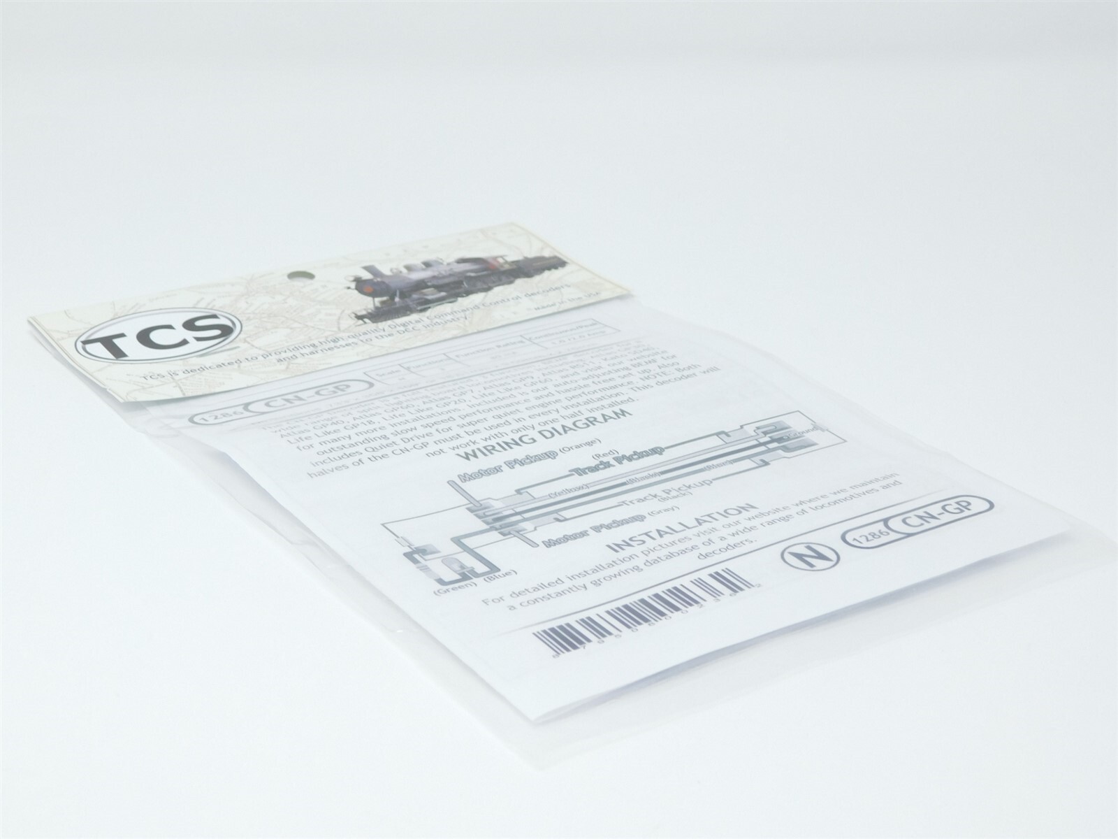 TCS 1286 CN-GP 3-Function N Scale DCC Drop-in Decoder: Atlas, Kato ...