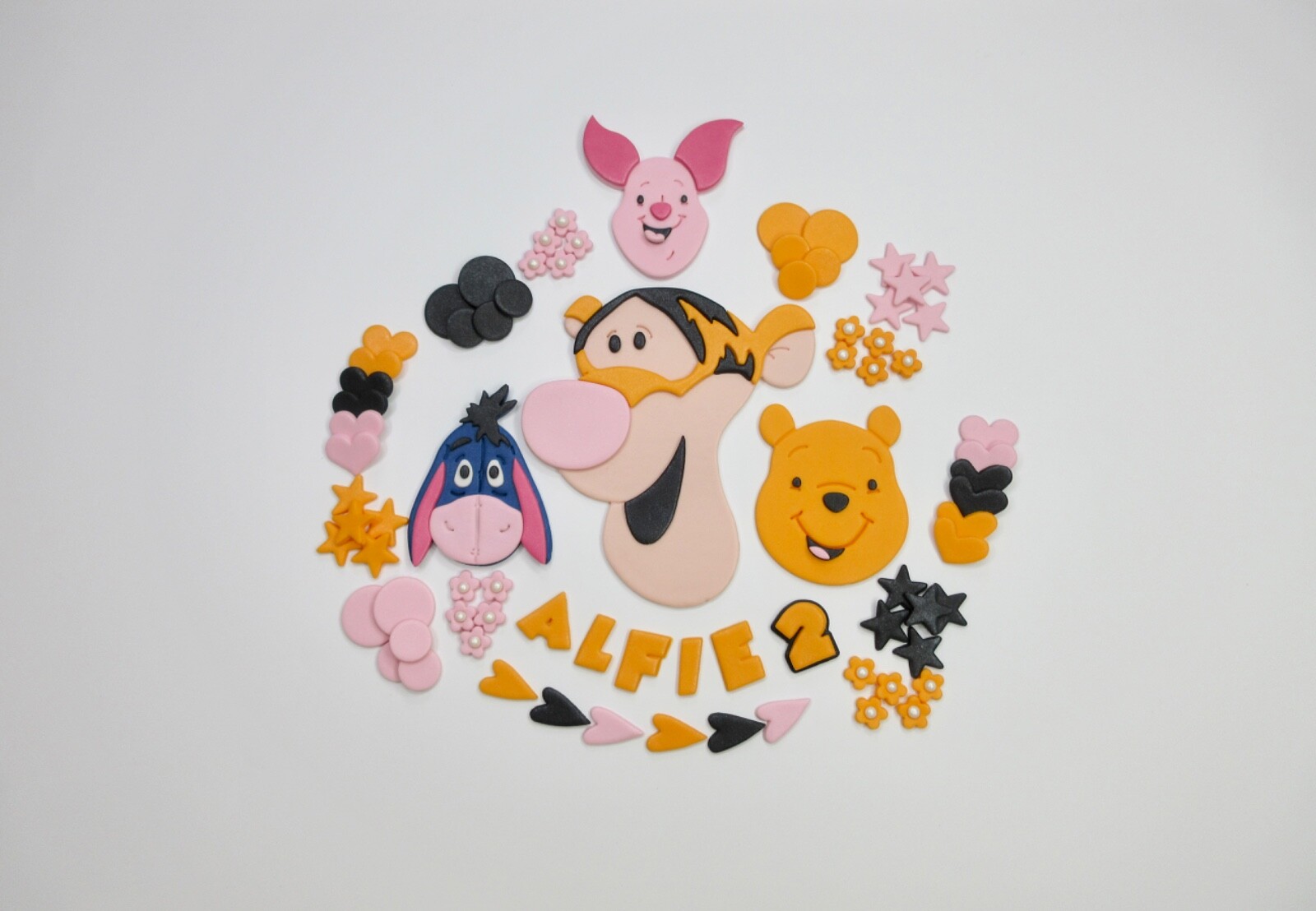 Tigger Cake Topper Personalised Large. Edible Tigger Cake Decorations ...