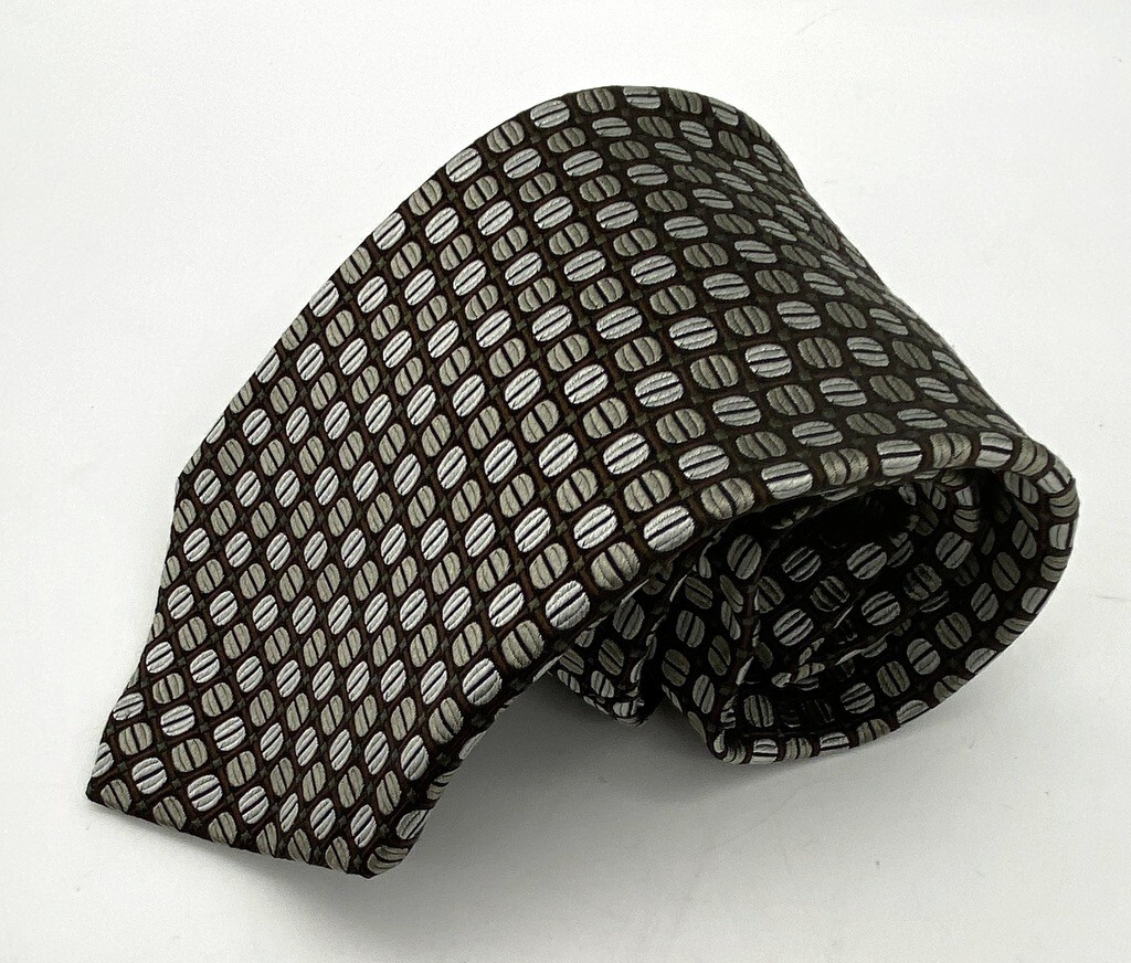 Robert Talbott BOC Men's Tie Fine Patterned Silk Hand Sewn USA 59 in ...