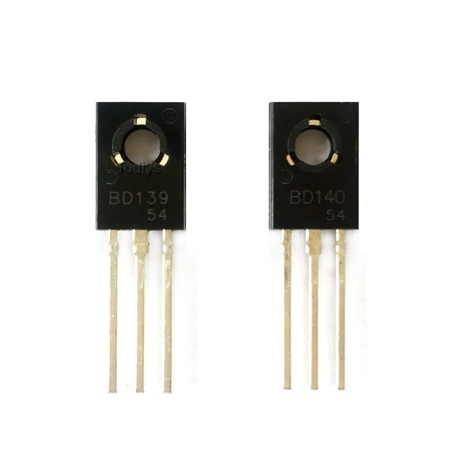 New 25Pairs for 25Pcs BD139+ 25Pcs BD140 80V 1.5A To-126 NPN PNP Power ...