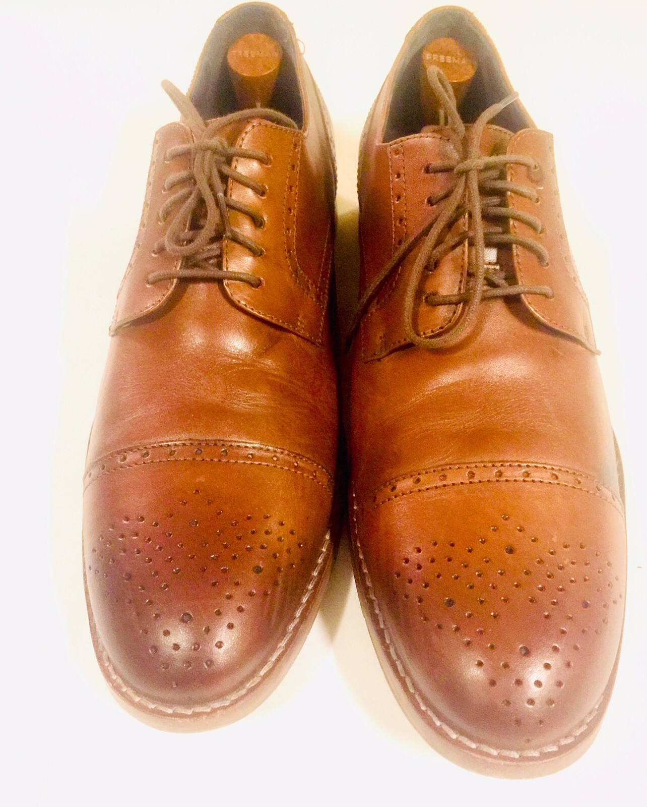 Johnston & Murphy 1850 J & M Wingtip Men's Dress Shoes 10 1/2M Leather ...