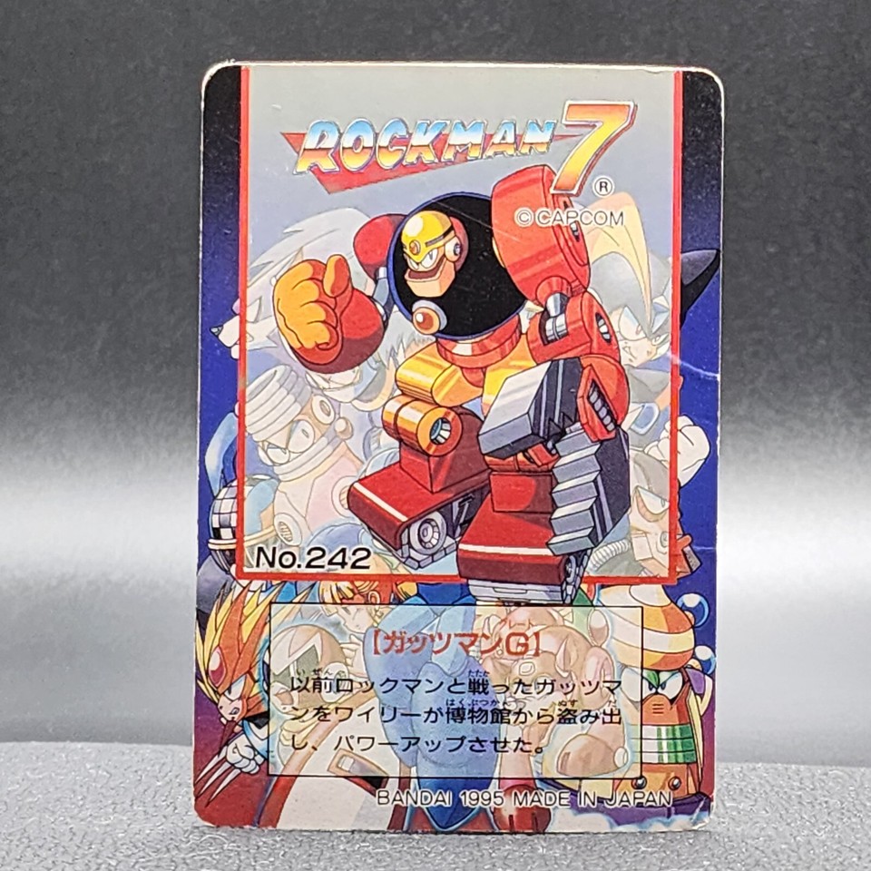 Rock Man Mega Man Japanese Card TCG Bandai Capcom 1995 #32 230808 | eBay