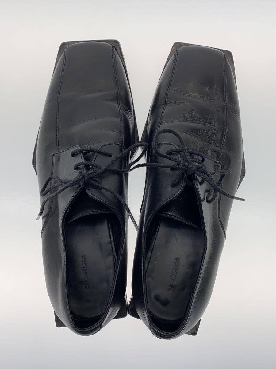 BALENCIAGA dress shoes square toe 40 black leather 617640 BALENCIAGA dress shoes square toe 40 black leather 617640