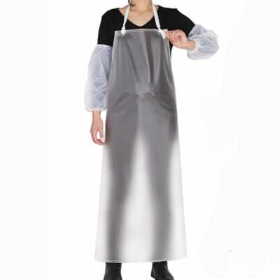 Thicker PVC Apron Adjustable Waterproof Apron Transparent Apron Kitchen ...