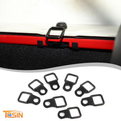 Car Tie-down D-rings Foldable Nuts Bolts For Jeep Wrangler TJ JK JL 97 ...