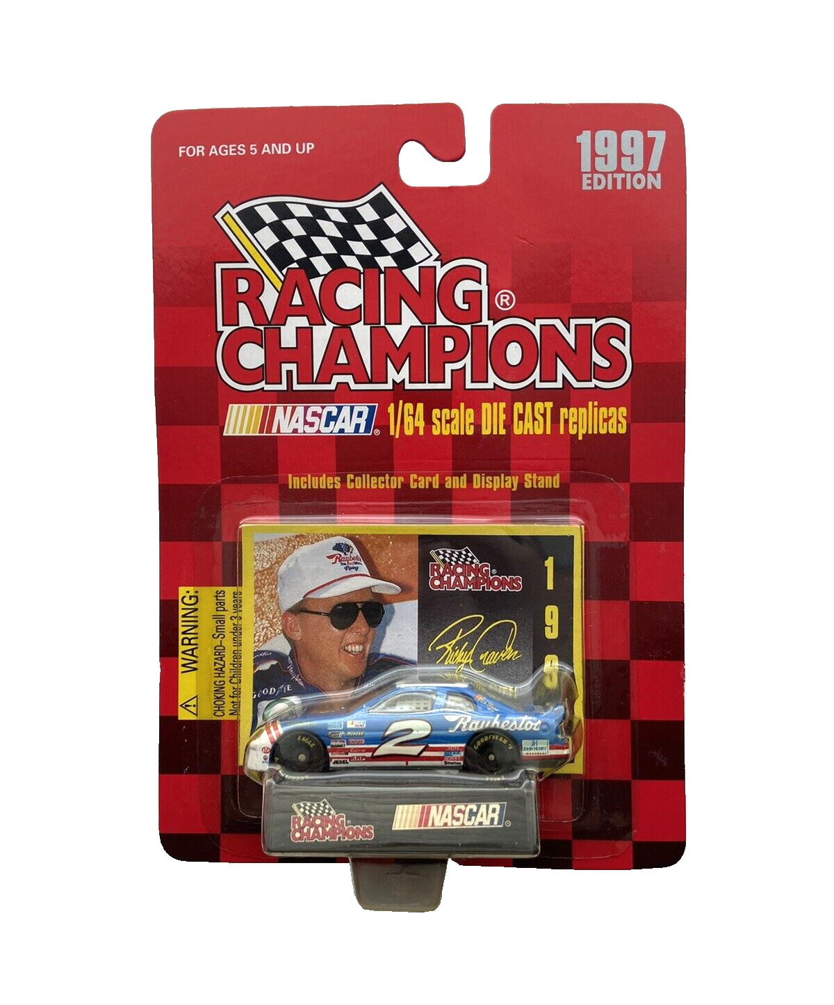 1997 Racing Champions | Ricky Craven #2 Raybestos 1:64 Diecast Race Car ...