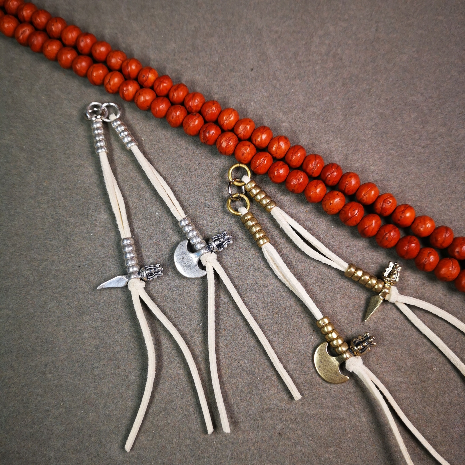 Gandhanra Handmade 5mm Tibetan Buddhist Prayer Bead Counters for 8-15mm ...