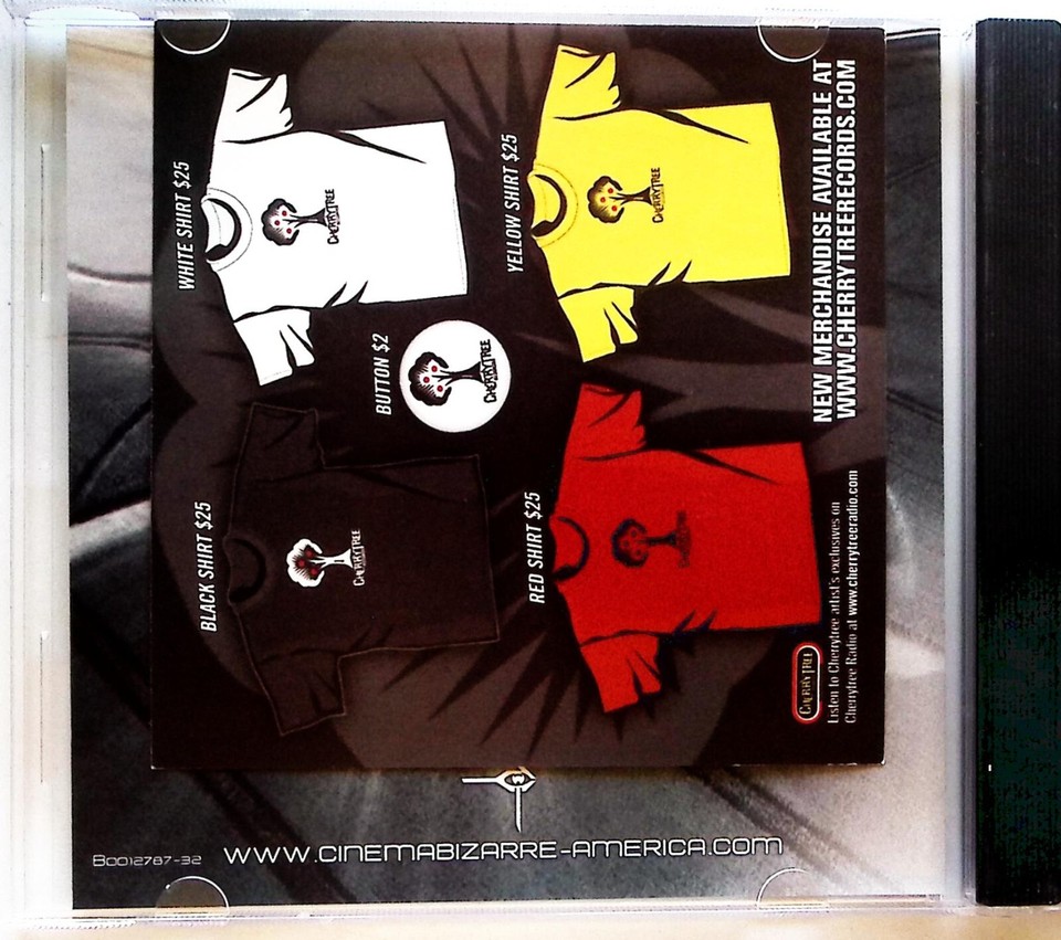 CINEMA BIZARRE – LIMITED EDITION - 2 TRACK SINGLE CHERRYTREE RECORDS CD ...