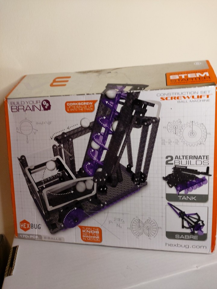 Hexbug VEX Robotics Screwlift Ball Machine STEM Construction Set New ...