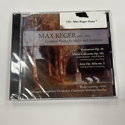 Max Reger - Complete Works for Violin and Orchestra - Telos Music (1CD ...