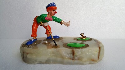RON LEE CLOWN FIGURINE - "WRONG HOLE CLOWN" - L351 - GOLFER! ARTIST ...