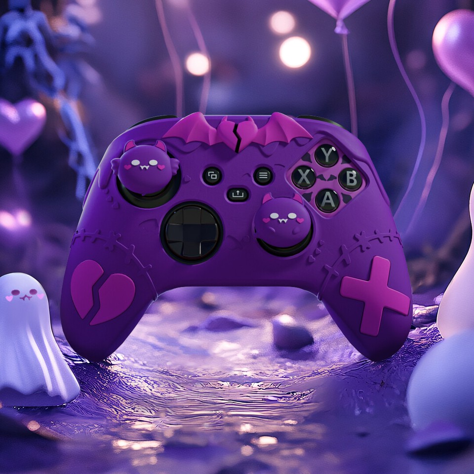 PlayVital Gothic Imp Series Silicone Skin Cover For Xbox Series X & S ...
