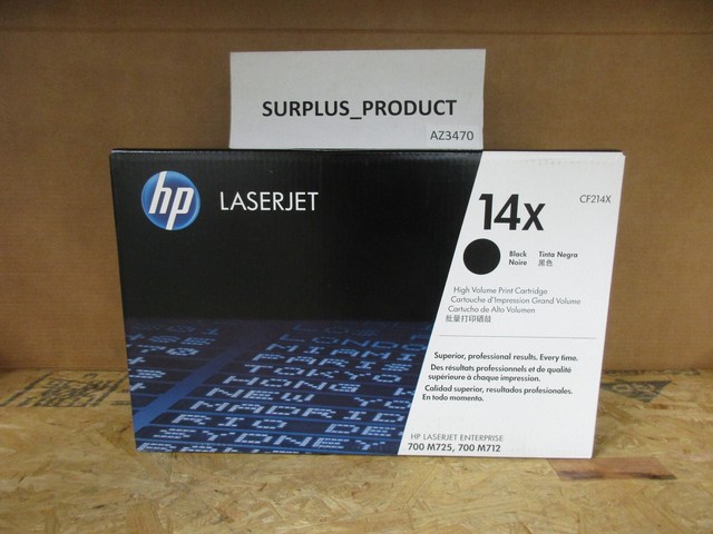 HP LaserJet 14x Black Toner Cartridge - CF214X for sale online | eBay