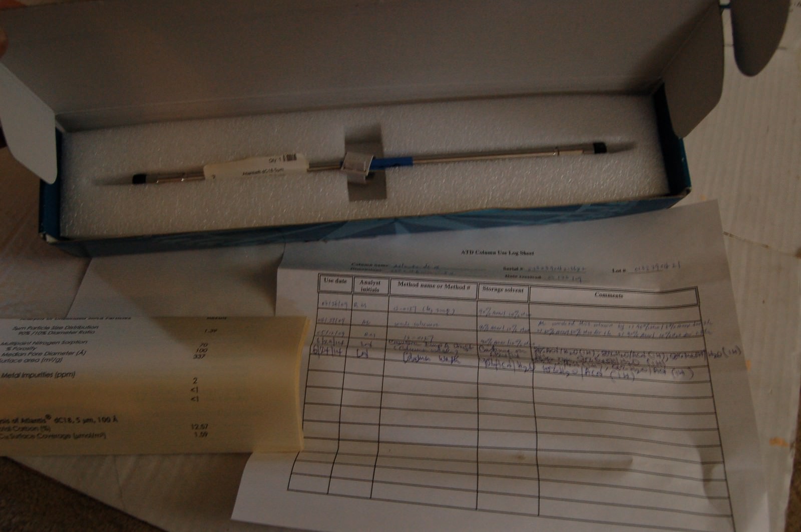 Waters 186001346 HPLC column Atlantis dC18 4.6mm X 250 mm 5um | eBay