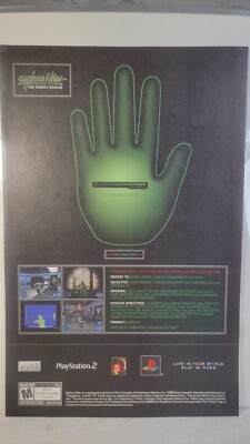 Syphon Filter Omega Strain PS2 PS1 Vintage Print Ad/Poster Official ...